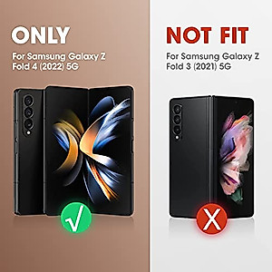 SUPCASE Unicorn Beetle Pro Case for Samsung Galaxy Z Fold 4 5G (2022), Full-Body Dual Layer Rugged Case with Built-in Screen Protector & Kickstand & S Pen Slot (Black)