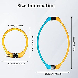 3 Pieces Fridge Freezer Refrigerator Cabinet Lock, 10000 Combinations Child Kids Safety Locks for French Doors, Safe Strap Kitchen Bathroom Doors RV No Screw Fridge Lock (Black, Blue, Orange)