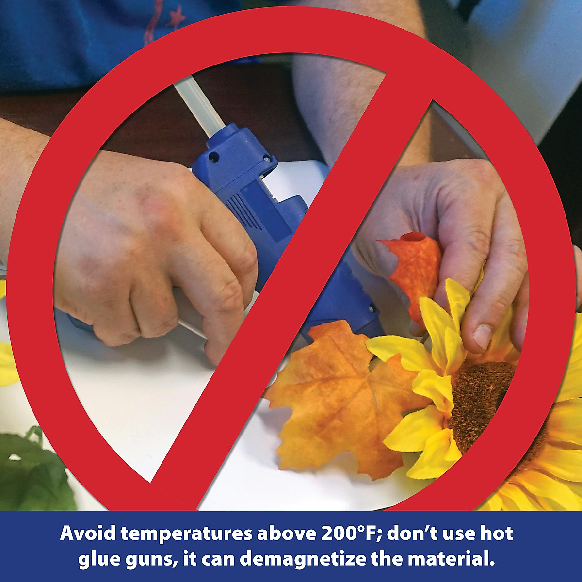 Master Magnetics - B005HY9KDM Magnet Sheet, Magnetic Paper, 12" Wide, 24" Long, White Vinyl Back, 08505