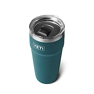 YETI Rambler 30 oz Stackable Tumbler, Stainless Steel, Vacuum Insulated with MagSlider Lid, Agave Teal