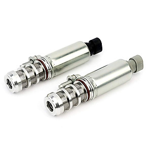 Pair Intake & Exhaust Camshaft Position Actuator Solenoid Valve Kit for Chevy Captiva Cobalt Equinox HHR Impala Malibu GMC Terrain Pontiac G5 Saturn Vue Buick Regal 2.0 2.2 2.4L 12655420 12655421