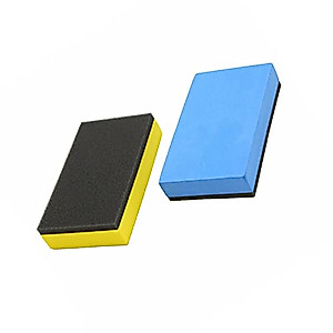 30Pcs Car Ceramic Coating Applicator Polishing Pads, Car Wash Sponge Applicator Glass Nano Coating for Car Wax Polish