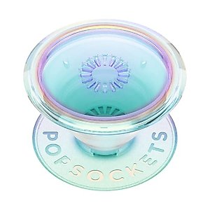 PopSockets PopGrip - Expanding Stand and Grip with Swappable Top - Clear Iridescent