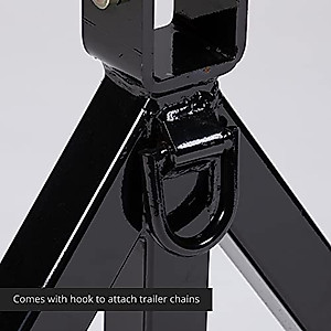 Titan Attachments Trailer Hitch 2" Receiver 3 Point Cat 1 HD D-Ring Drawbar