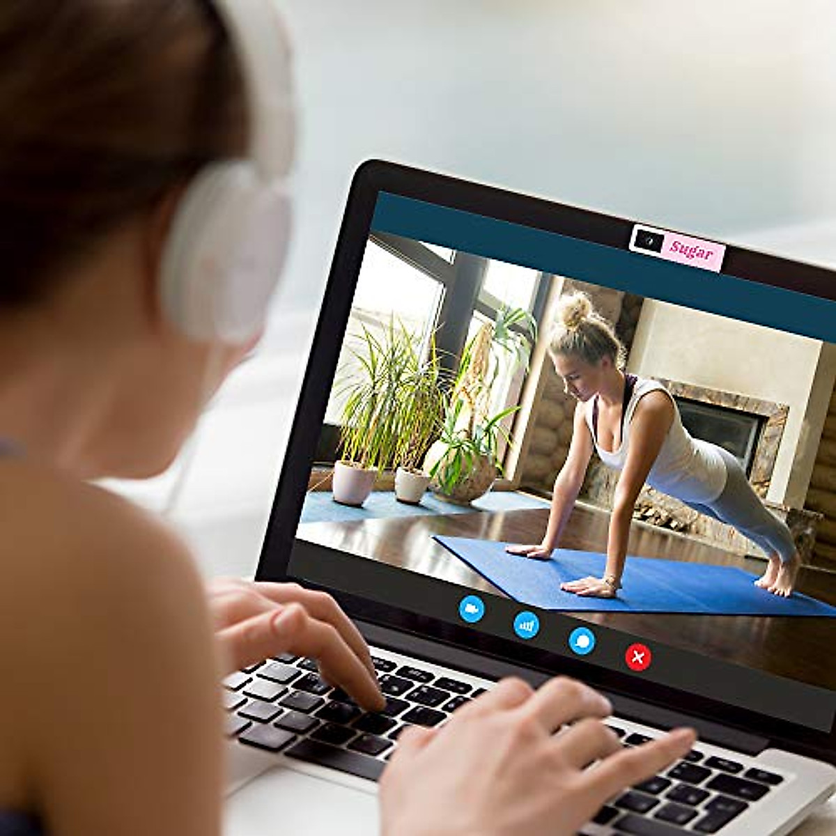 ERT GROUP Original and Officially Licensed by Babaco Webcam Cover, Pattern 90's Girl 018, Privise Sliding Camera Cover for Laptop, Computer and Tablet, Security Products