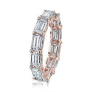 Kobelli East-West Moissanite Eternity Ring - white-gold / 5.5