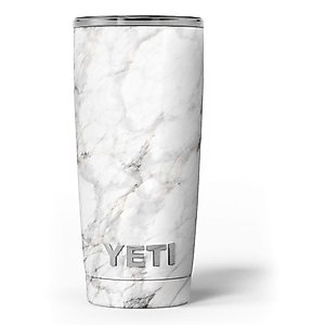 Design Skinz Slate Marble Surface V5 - Skin Decal Vinyl Wrap Kit Compatible with The Yeti Rambler Cooler Tumbler Cups