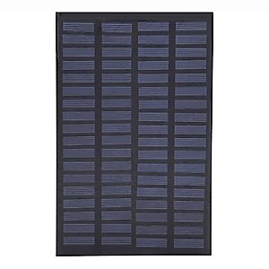 01 Solar Battery Charger, 2.5W 18V Solar Panel Polycrystalline Silicon for Outdoor for DIY Power Charger