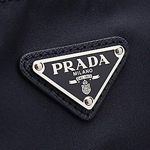Prada Unisex Medium Black Tessuto Nylon Messenger Crossbody Handbag