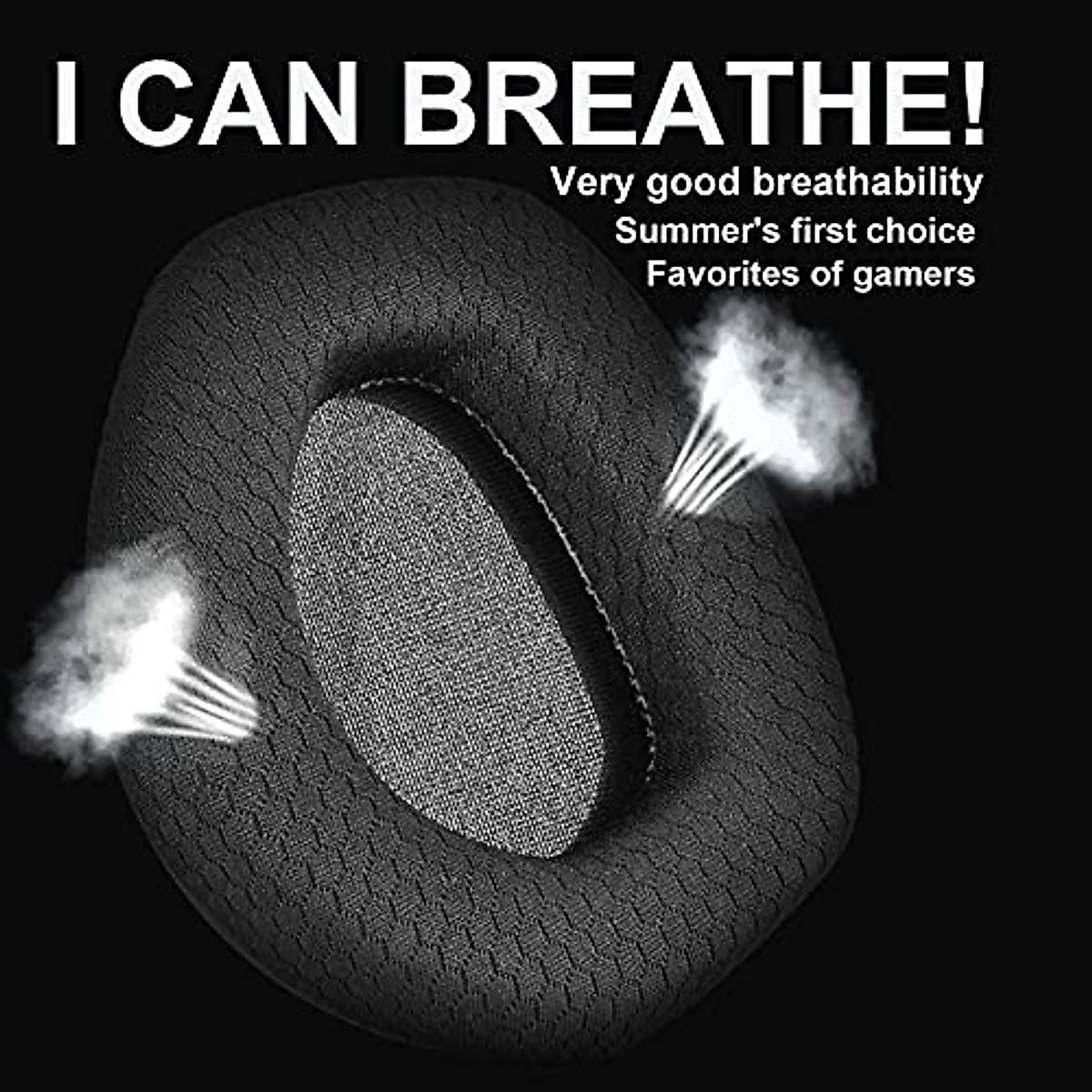 defean RS165 175 185 195 Upgrade Quality Ear Pads Replacement Ear Cushion Foam Compatible with Sennheiser HDR RS165,RS175, RS185,RS195 RF Wireless Headphone,Added Thicknes(Breathable Fabric)