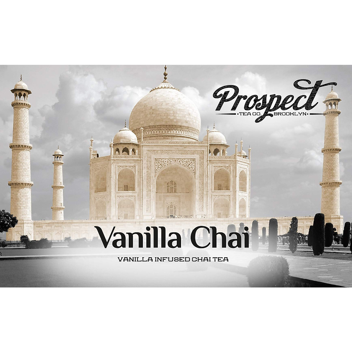 Prospect Tea Co. Caffeinated Vanilla Chai Tea Pods Compatible with K Cup Brewers Including 2.0, 40 Count