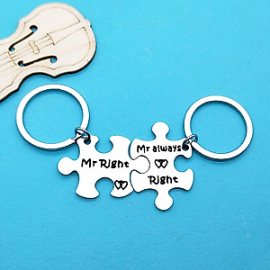 Gay Couple Gifts Keychain Gay Pride Gift Mr Right Mr always Right Keychain Set LGBT Gift Anniversary Keychain Valentines Day Gifts Christmas Birthday Gifts Gay Gift for Men