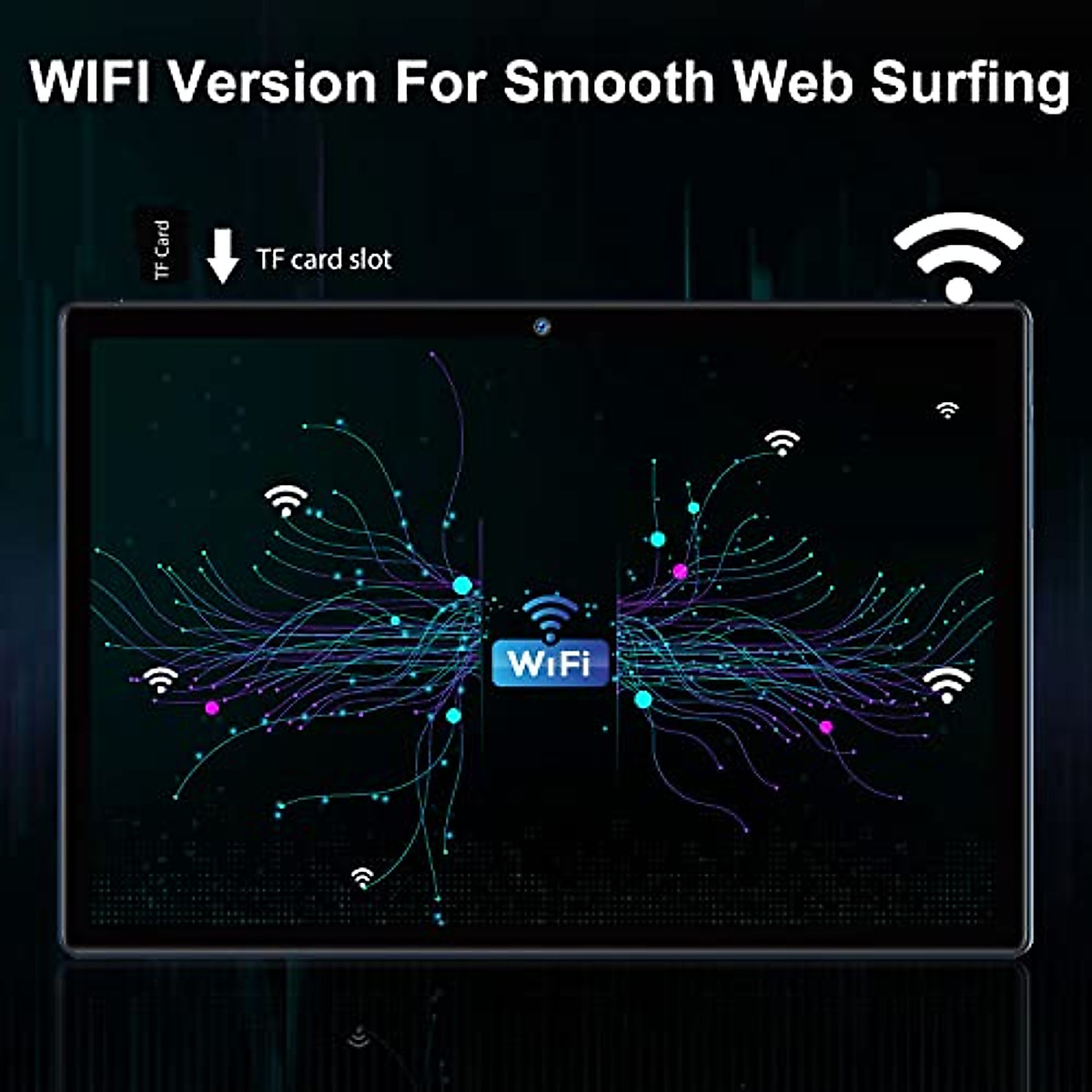 DUODUOGO Android 11.0 Tablet 10 Inch, Tablets with 4GB+64GB ROM 256 Expandable,1920 x 1200 HD IPS, Dual Camera, Bluetooth,FM, WiFi Only Tablet, DGO-S9 (Blue)