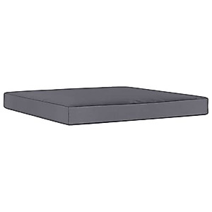 imasay Floor Pallet Cushion 23.6"x23.6"x2.4" Anthracite Fabric