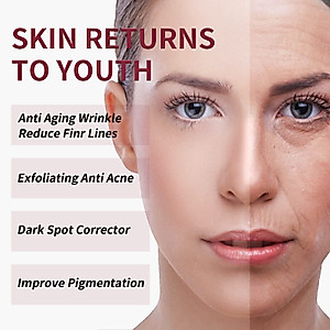 YAFUSIPE AHA 30% + BHA 2% Peeling Solution Exfoliating Chemical Skin Peel for Face at Home Facial Mask Red Peel BHA Liquid Exfoliant Acid Peels Salicylic Acid Exfoliators 1Floz