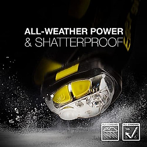 Energizer Vision LED Headlamp, Bright Headlamp for Camping, Water Resistant Emergency Light, Includes Batteries, Pack of 1