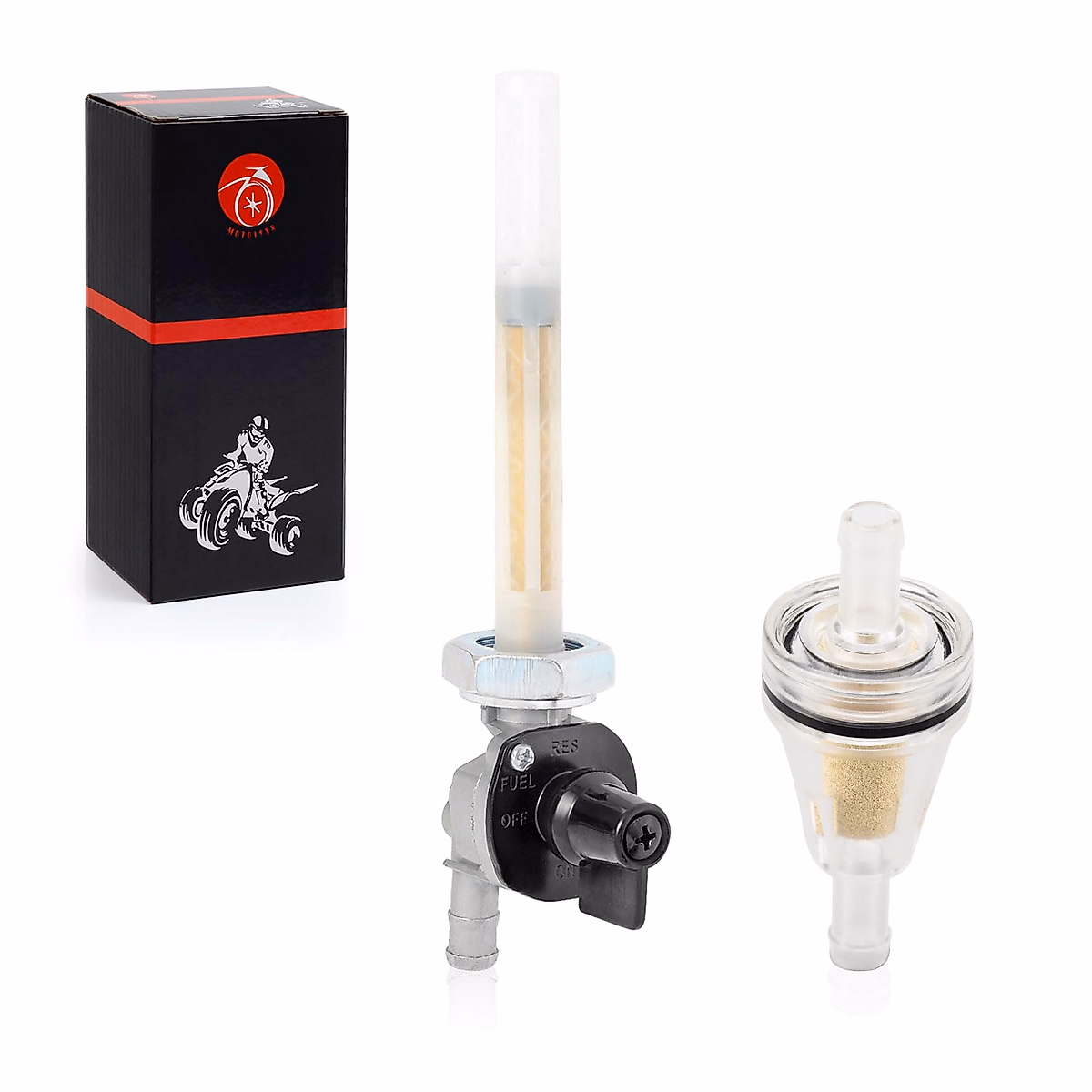 16950-MAH-023 Fuel Gas Valve Petcock Fuel Filter For HONDA 1100 Shadow 1100 Shadow ACE 1100 Aero 1100 Sabre 1100 Spirit 1100 VT1100 C C1 C2 C3 1995-2007