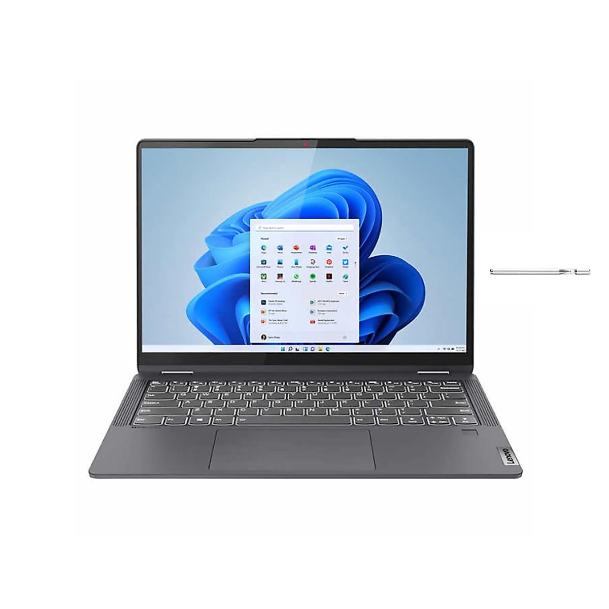 Lenovo Flex 5 2-in-1 14" Touchscreen| Intel Core i5-1235U Processor | 16GB RAM | 512GB SSD | Intel Iris Xe Graphics | Backlit Keyboard | Fingerprint Reader | Windows 11 Home | Bundle with Stylus Pen