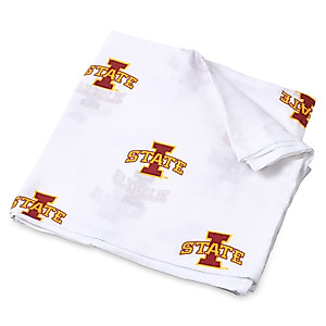 Three Little Anchors Iowa State University Muslin Swaddle Blanket