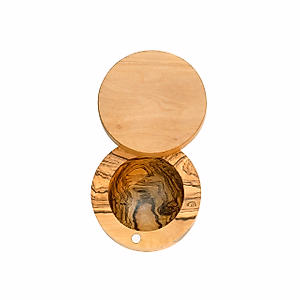 Berard 90070 French Olive-Wood Handcrafted Salt Keeper, Medium