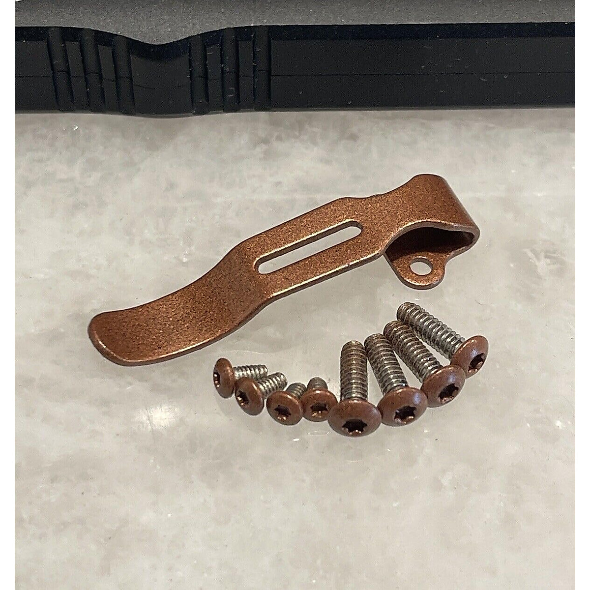 Copper Pocket Clip & Torx Screws For Streamlight Wedge 88810 88811 Flashlight