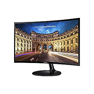 Samsung CF390 (LC24F390FHNXZA) 24-inch LED Curved FHD 4ms FreeSync Monitor Black (Renewed)