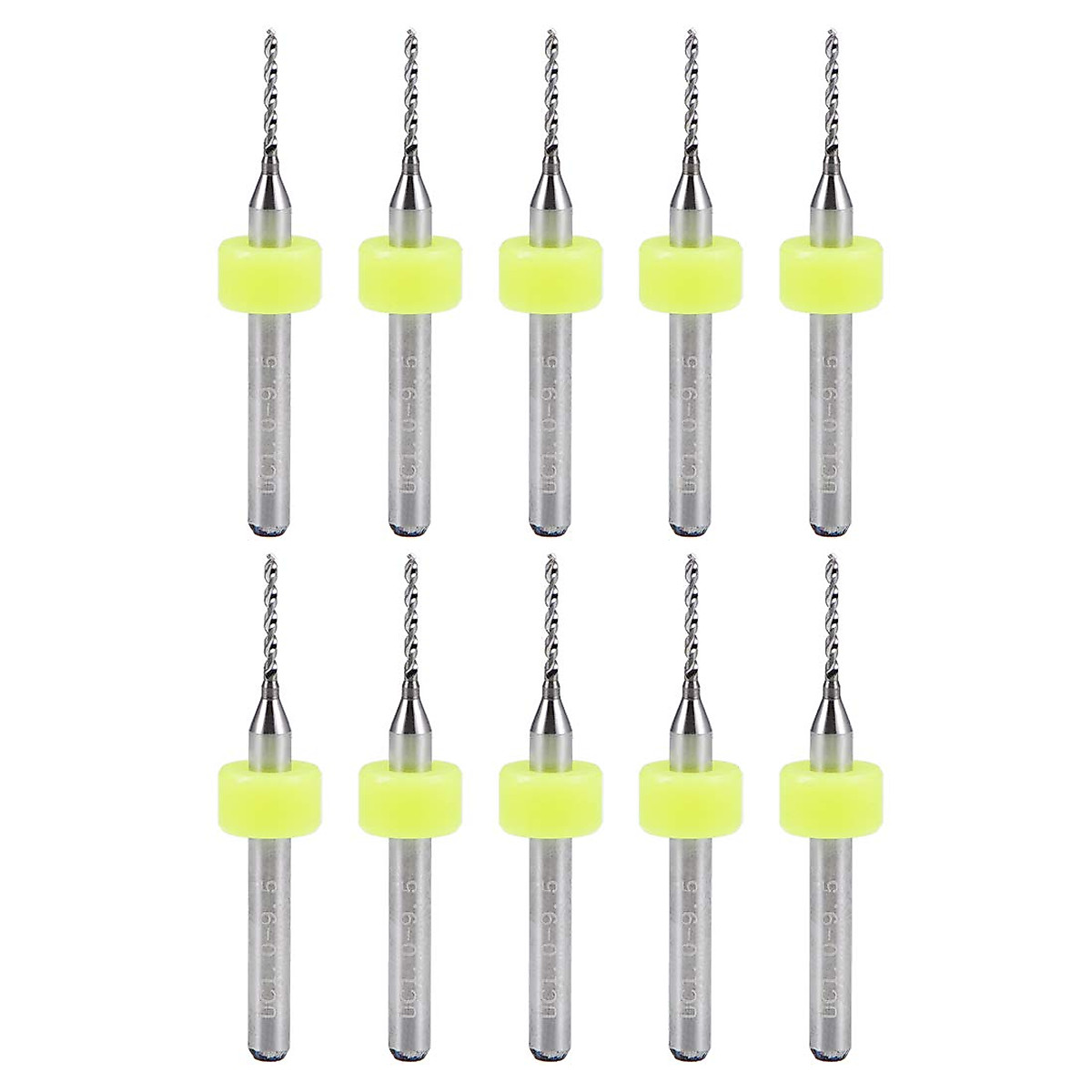 uxcell PCB Drill Bits 1mm Tungsten Carbide Rotary Tool Jewelry CNC Engraving Print Circuit Board Micro Drill Bits 1/8 Inch Shank 10 Pcs