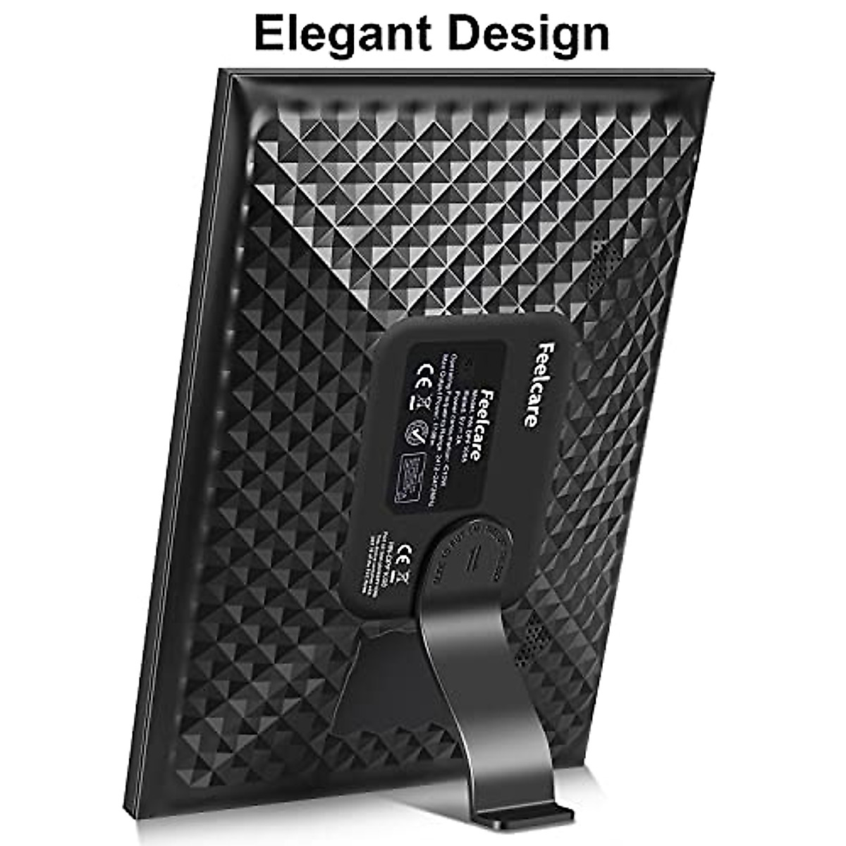 Feelcare 10.1 Inch WiFi Digital Picture Frame, Send Photos or Videos Instantly from Anywhere Via APP, Touch Screen, 1920X1200 Full HD IPS Display, 5GHZ WiFi, Built-in 16GB Storage