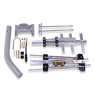 RCA Compact Outdoor or Attic Yagi HD TV Antenna with Super Long 75 Mile Range – Digital OTA Antenna for Clear VHF & UHF Reception, NexGenTV ™ Compatible, Supports 4K/8K 1080p TVs