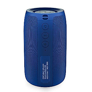 Bluetooth Speakers,MusiBaby Speaker,Outdoor, Portable,Waterproof,Wireless Speaker,Dual Pairing, Bluetooth 5.0,Loud Stereo,Booming Bass,1500 Mins Playtime for Home,Party,Gifts(Black+Blue+Speaker Case)