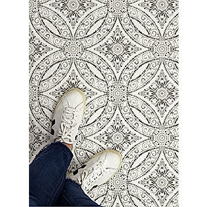 FloorPops Oasis Peel & Stick Floor Tiles, Gray