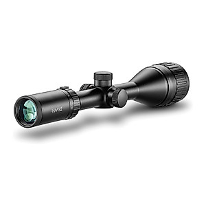 HAWKE Vantage HD 4-12X50AO Mil Dot IR Riflescope, Black 14252 and Hawke 2-Pc Weaver Rings Kit