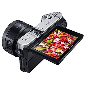Samsung Electronics EV-NX500ZBMIUS NX500 28 MP Wireless Smart Compact System Camera with Included Kit Lens