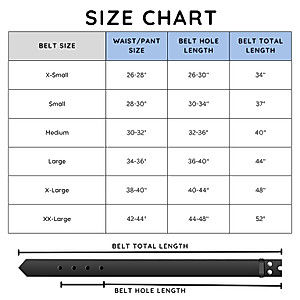 BC Belts Leather Belt Strap with Embossed Western Scrollwork 1.5" Wide with Snaps (Brown-L)