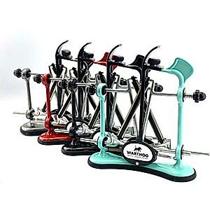 Warthog V-Sharp A4 Professional Knife Sharpener, Ideal for Cooks, Fishermen, Hunters, 325 Grit Diamond Rods with Adjustable Angles, Metal Frame Construction, Red