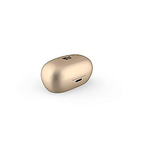 ausounds AU-Stream Hybrid Bluetooth True Wireless Hybrid Active Noise Cancelling Earbuds with Touch Controls, Wireless Charging Case, and Premium Dynamic Drivers, Gold