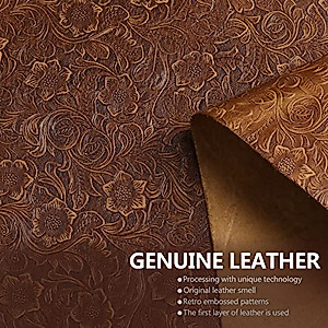 Gexmil for Ipad Mini 6 CASE 8.3 inch Case 2021,Genuine Leather Ipad Mini 6th Generation Cover,Made from Real Leather Cowhide(Brown)