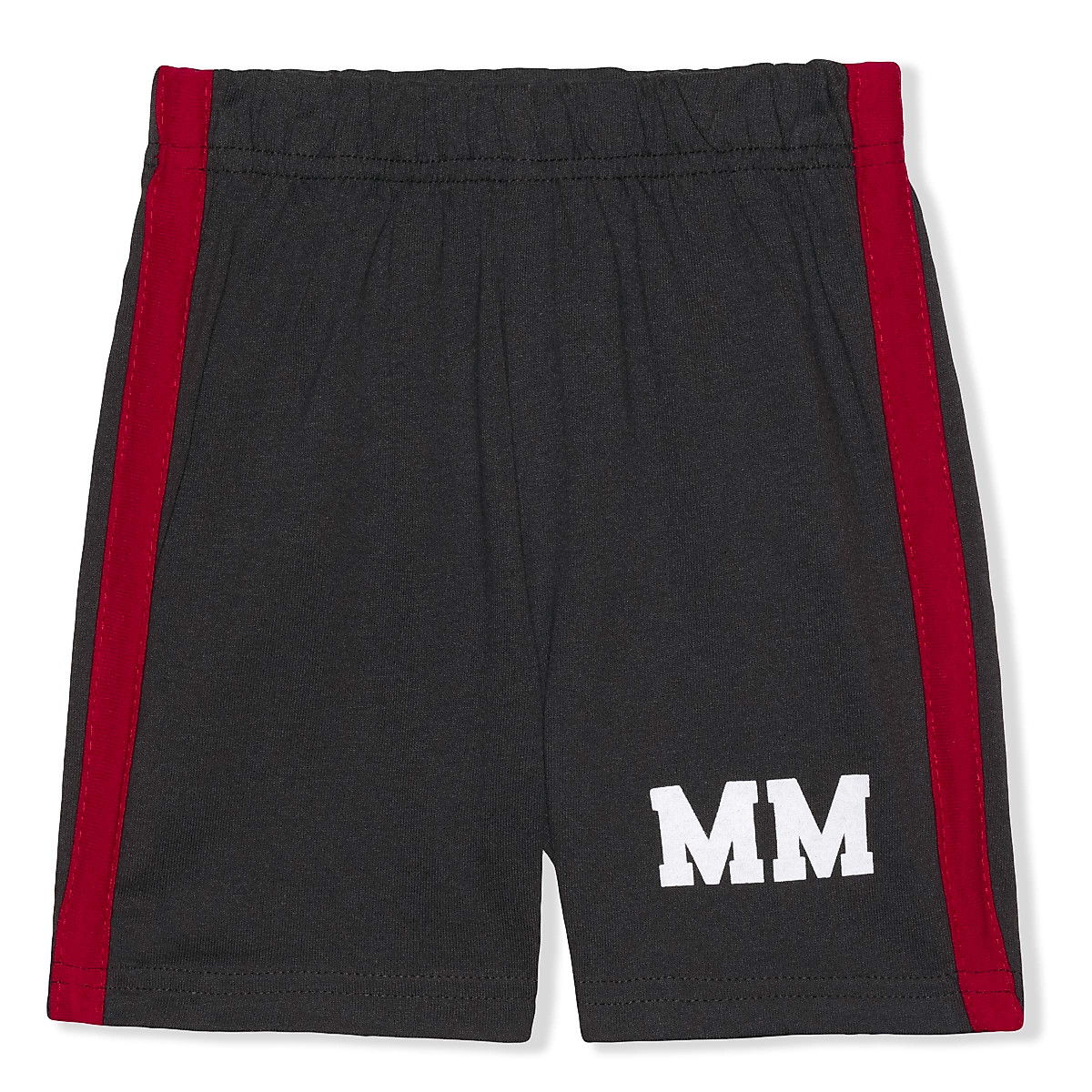 Disney Mickey Mouse Boys 3 Piece T-Shirt, Tank Top and Shorts Set for Infants - Red/White/Grey