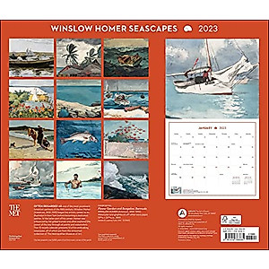 Winslow Homer Seascapes 2023 Wall Calendar