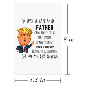 Gonzey Funny Father's Day Card,Trump Father,Dad Birthday,Humorous Greeting Cards