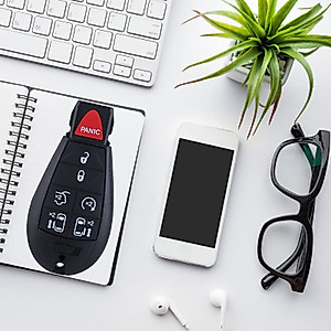 7 Buttons Keyless Entry Remote Control Car Key Fob for Dodge Grand Caravan 2008-2018 Chrysler Town and Country 2008-2016 (M3N5WY783X) Pack of 2