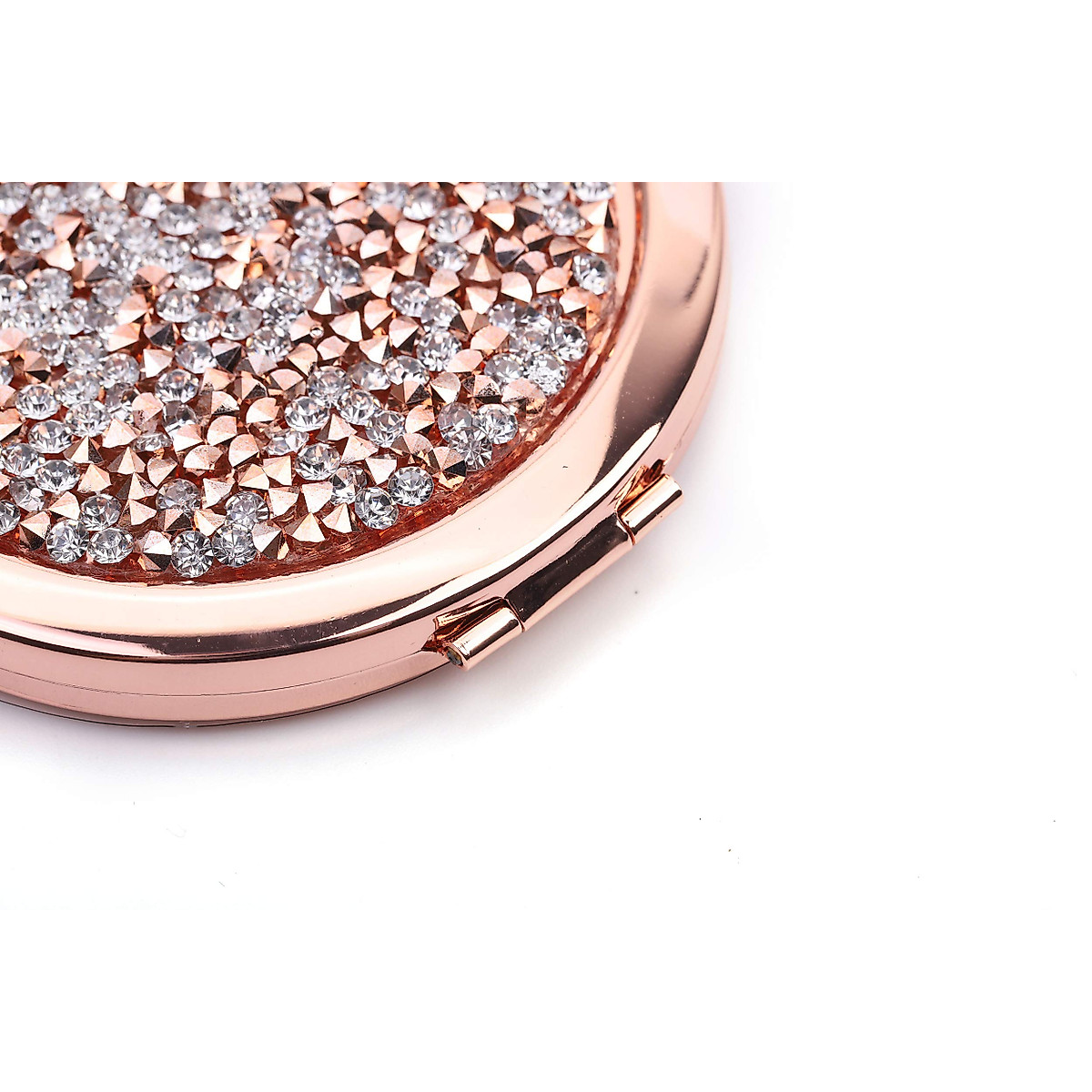 BANGBANGSING Magnifying Compact Cosmetic Mirror 2.75 Inch Round Pocket Makeup Mirror Handheld Travel Makeup Mirror