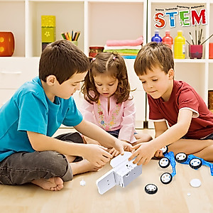 MDGZY DIY Toy Car Solar Mars Exploration Car Science Building Toys Kit, Solar Power Vehicle STEM Toys for 6 7 8 9 10 Year Old Boys Girls, Educational Gift for Kids & Teens