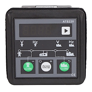 Automatic Transfer Switch Controller IP54 Waterproof LED Display Dual Power ATS Controller 30‑300V