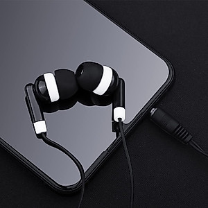 Wjjitan Wholesale Bulk Earbuds Headphones 50 Pack Individually Bagged Earphones for Schools, Classroom, Students, Libraries, Hospitals, Museums