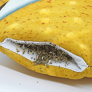 Doggijuana | Refillable Catnip Dog Toy | Naturally Calming | Catnip Grown in The USA (S'Mores)