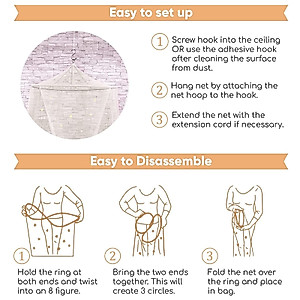 Glow in Dark Bed Canopy Polyester Mesh Netting Hanging Bed Dome Canopy for Home Indoor Outdoor Garden Decoration glow in dark bed canopy