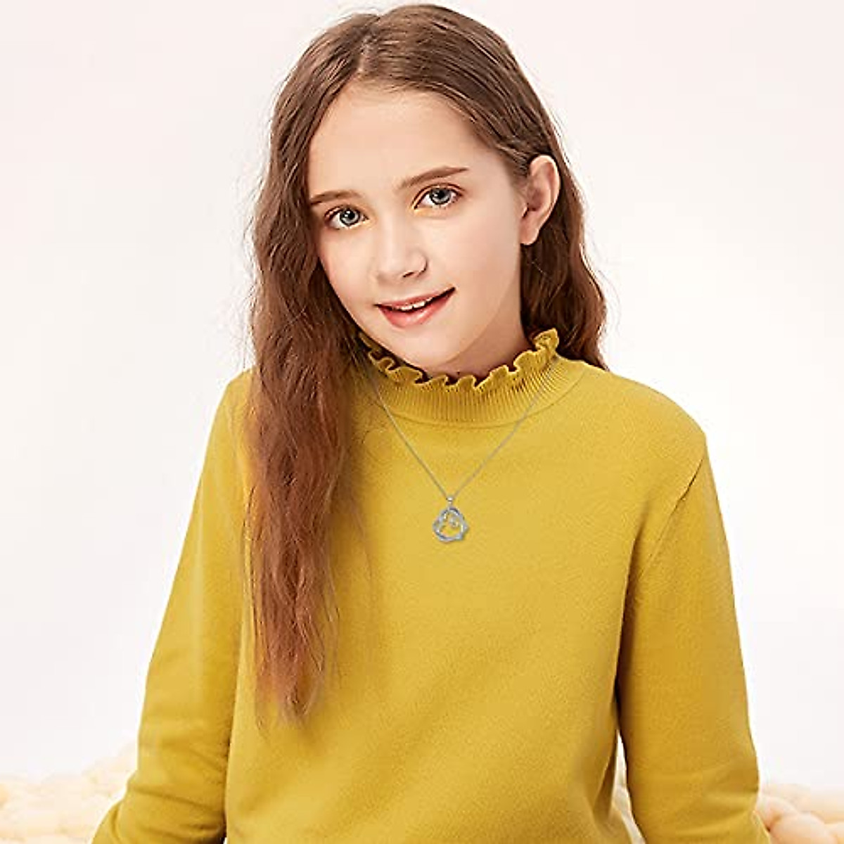 iiw 15th Birthday Gifts for Women 925 Sterling Silver Forever Love Heart Pendant Necklace Sweet 15 Necklace Anniversary Jewelry 15 Years Old Jewelry Gifts for Her