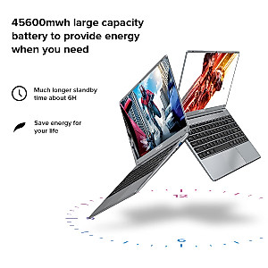 TECLAST 14 inch Laptop Computer, 8GB DDR4 256GB SSD Notebook PC with Intel Celeron with Intel N4120 (up to 2.9 GHz), FHD 1920x1080, Ultra Slim Windows 10 Laptop, 2.4G/5G WiFi, Free Update to Win 11