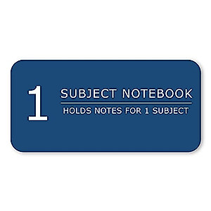 Roaring Spring One Subject Wire bound Notebook, 11″ x 8.5″ 80 Sheets Recycled Paper, College ruled, Proudly Made in USA!
